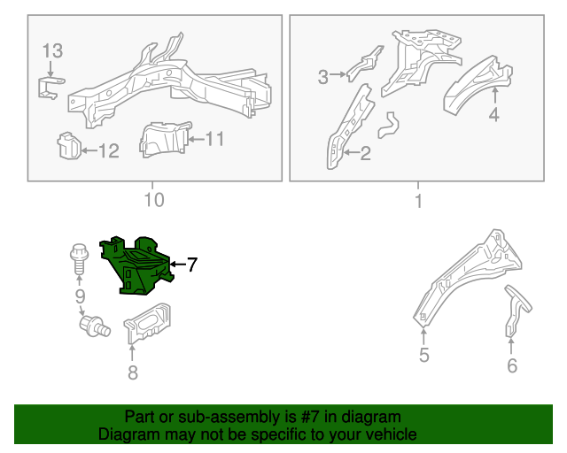 74190-TK8-A00 - Base Battery Set - 2014-2017 Honda Odyssey | Genuine ...