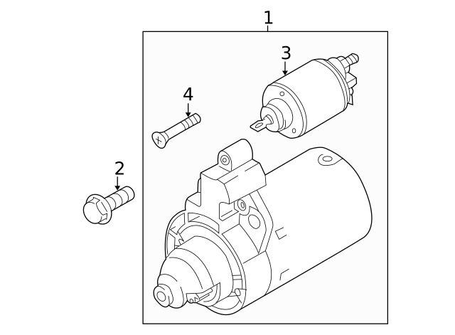 2019-2024 Audi Q3 Starter Motor 02M-911-024-J | Audi USA Parts