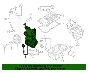 2017-2024 Mitsubishi Front Cover 1060A216 | MitsubishiParts.com
