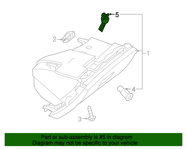 000-988-08-03 - Lock Cylinder Damper 2012-2020 Mercedes-Benz | Mercedes ...
