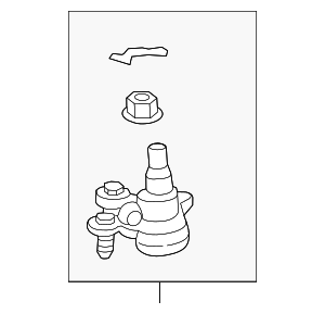 06510-TBA-A00 - Lower Ball Joint 2016-2021 Honda Civic | Honda Parts Online