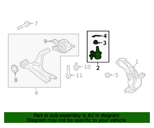 06510-TBA-A00 - Lower Ball Joint 2016-2021 Honda Civic | Honda Parts Online
