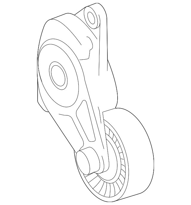 Genuine Toyota Serpentine Tensioner part# 16620-25011 for 2018-2024 ...