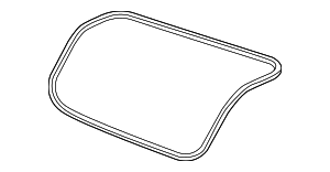 2013-2017 Honda Accord Weatherstrip, Trunk Lid 74865-T2A-003 | OEM ...