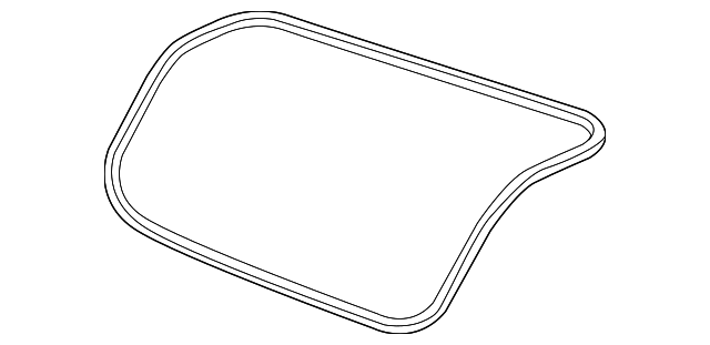 74865-T2A-003 - Weatherstrip Trunk Lid - 2013-2017 Honda Accord ...