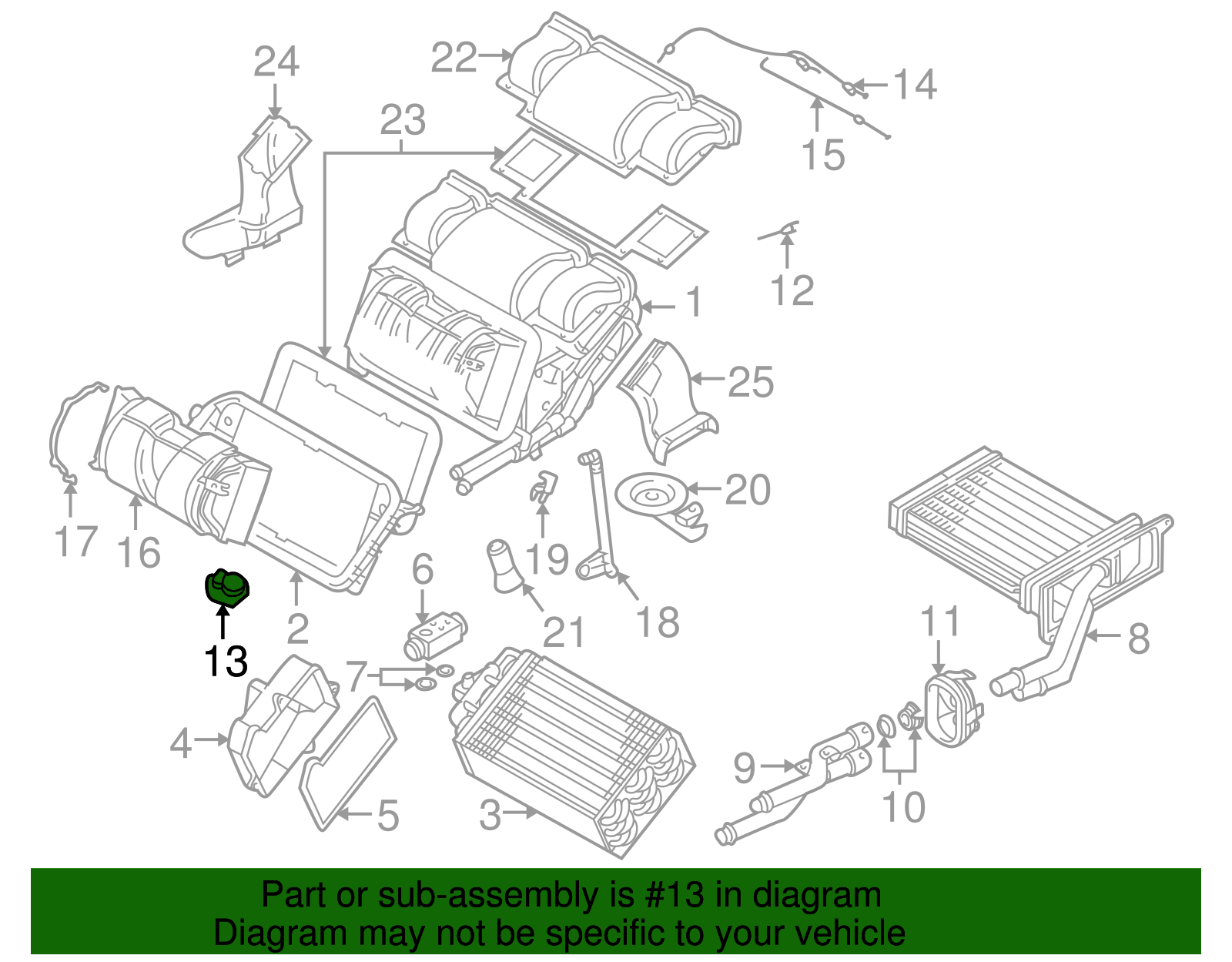 64116908980 - 2000-2003 BMW Z8 Actuator (64-11-6-908-980) | BMW of ...