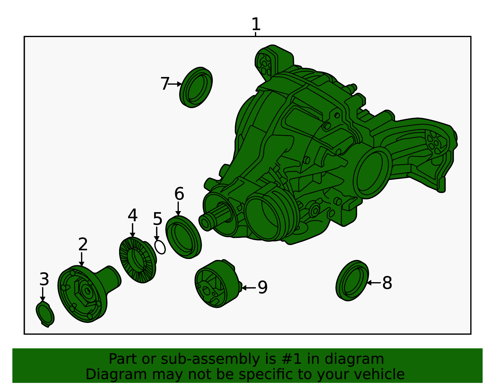 2020-2025 Audi Differential 0DG-500-044-B | Audi USA Parts