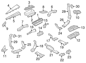 4G0-857-042-D - Center Duct Connector 2012-2018 Audi | Euro Parts 4 Less