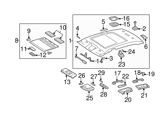 203-820-15-35 - Microphone 2003-2009 Mercedes-Benz | Mercedes-Benz USA ...