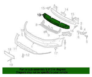 2013-2017 Volkswagen CC Absorber 3C8-807-248-G | OEM Parts Online