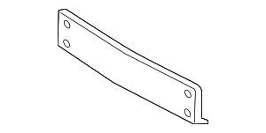 3C8-807-287-D-GRU - License Plate Bracket 2013-2017 Volkswagen CC ...