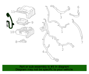 2021-2024 GM Diesel Glow Plug Wiring Harness 55496294 GM ...