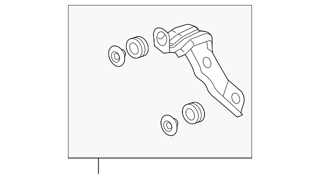 79741-TRW-A00 - Bracket, Heater Pipe - 2018-2021 Honda Clarity ...