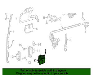 447-760-01-10 - Motor Assembly 2016-2023 Mercedes-Benz Metris ...