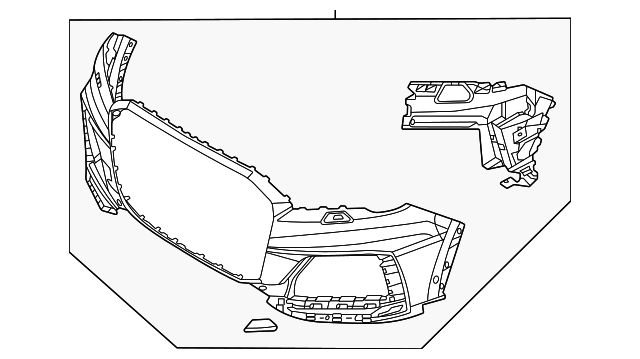 2020-2024 Audi Bumper Cover 4M0-807-065-AD-GRU | OEM Parts Online