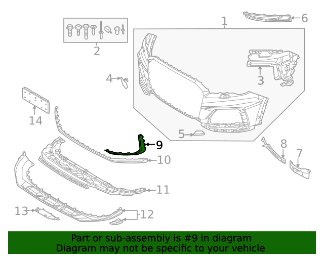 2020-2024 Audi Outer Molding 4M0-853-299-A-T94 | Audi USA Parts