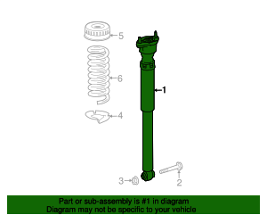 2123204630 - Shock Absorber 2010-2016 Mercedes-Benz | AutoNationParts.com