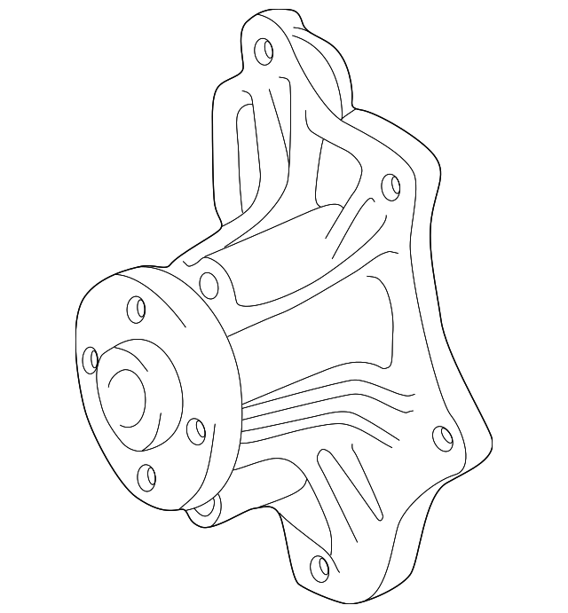 OEM 2002-2012 Toyota Engine Water Pump Part # 16100-0H010 | Modern ...