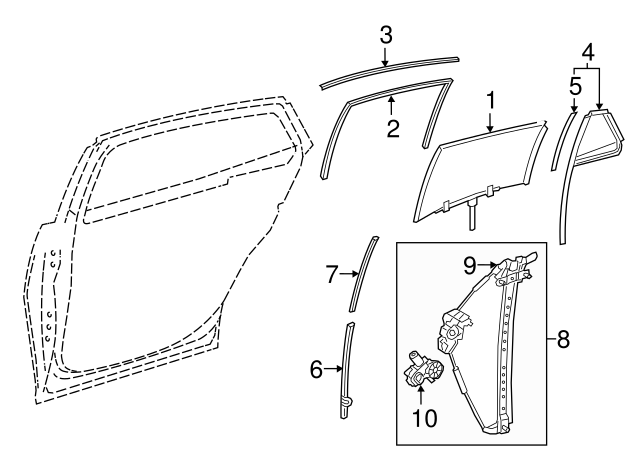 2018-2024 Lexus Front Guide 67406-50050 | Discount Parts Monster
