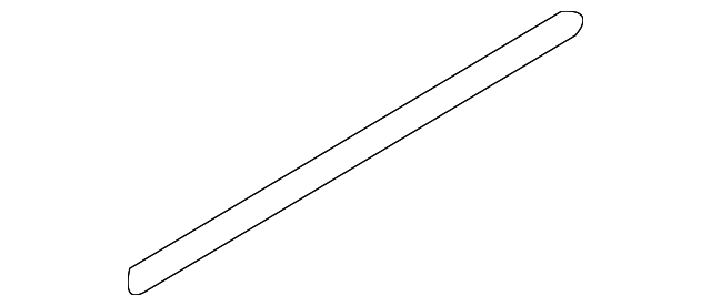 2009-2020 Mopar Side Molding - Passenger Side (RH) 5020976AB ...