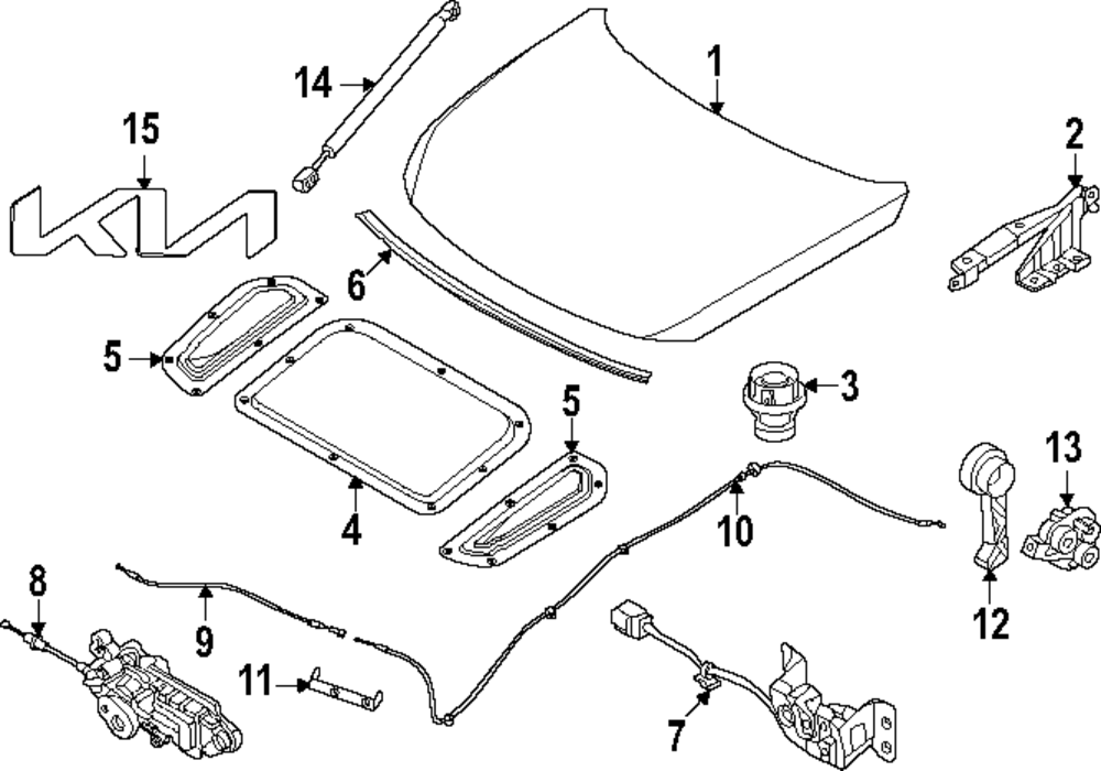 86305-DO000 - Emblem 2024-2025 Kia EV9 | Kia.Parts