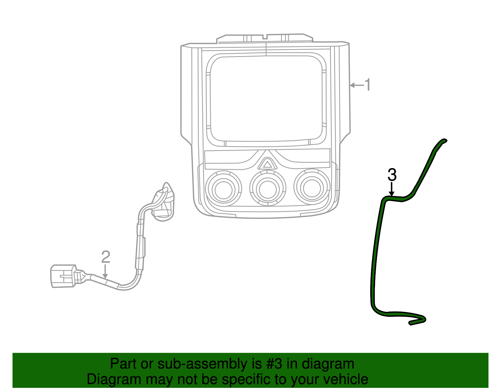 2017-2018 Ram Wire Harness 68189124AC | Mopar Parts Canada