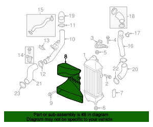 2011-2014 Hyundai Sonata Air Guide 28274-2G200 | OEM Parts Online