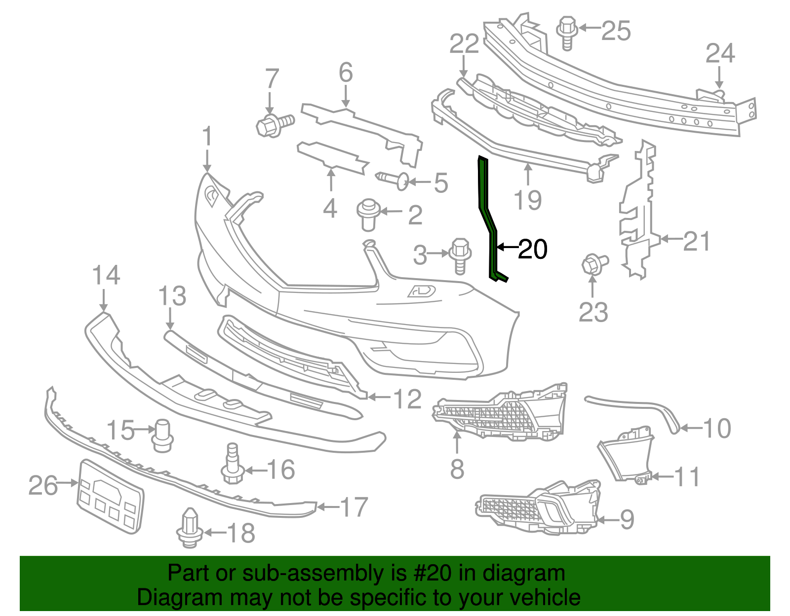 2017-2020 Acura MDX Support Bracket 71170-TZ5-A00 | Acura Parts World