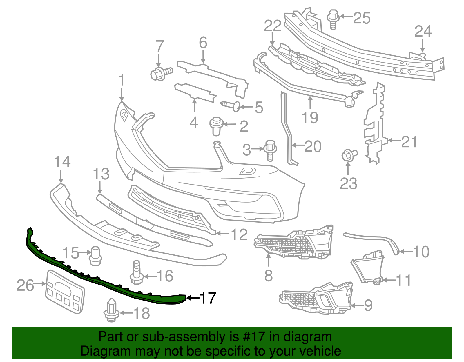 2014-2020 Acura MDX Air Deflector 71111-TZ5-A00 | AutoNationParts.com