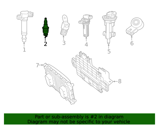 2016-2024 Mopar Spark Plug SP225755AB | Mopar Parts Canada