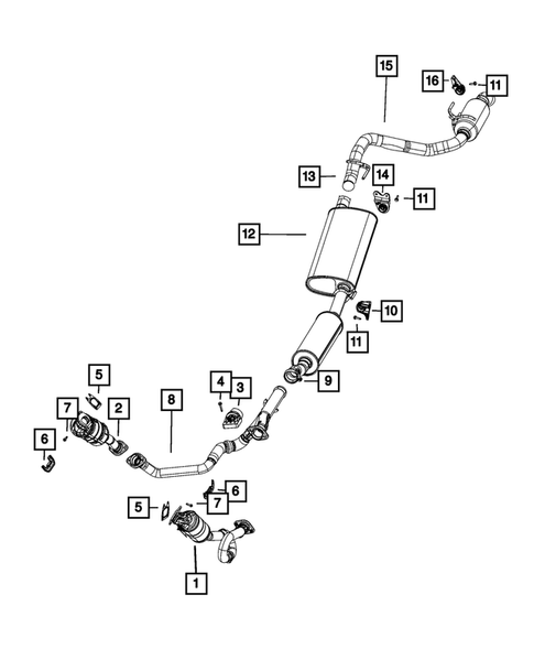 Exhaust System for 2021 Jeep Gladiator | Mopar eStore