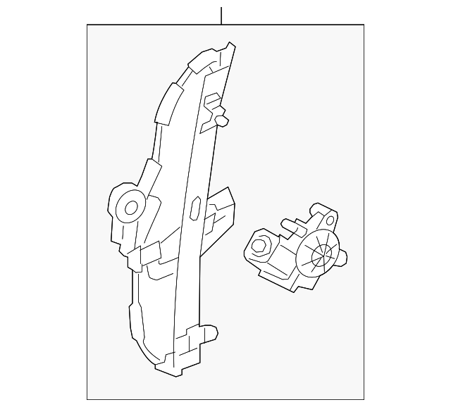 83402-1W010 - Window Regulator 2011-2017 Kia | Kia.Parts Store