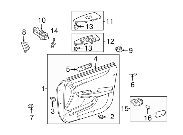 90901-89021 - Trim Panel Assembly Grommet - 1999-2006 Lexus | MyLexusParts