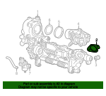 2017-2019 GM Exhaust Gas Recirculation (EGR) Cooler Gasket 55575360 GM ...