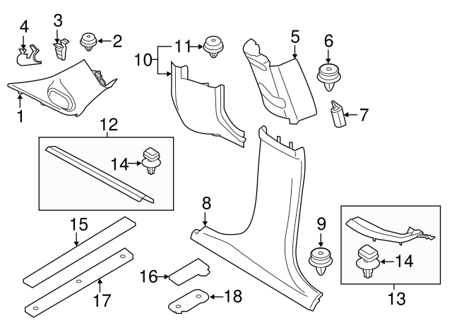 51-77-7-403-247 - Insert Pad - 2015-2023 Mini | BMWPartsHub