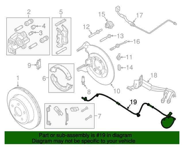 2010-2011 Ford Ranger Rear Speed Sensor AL5Z-2C190-C | OEM Parts Online