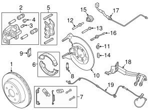 2010-2011 Ford Ranger Rear Speed Sensor AL5Z-2C190-D | OEM Parts Online