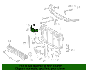 2014-2017 Mazda 6 Lower Support GHR1-50-1C0A | RealMazdaParts.com