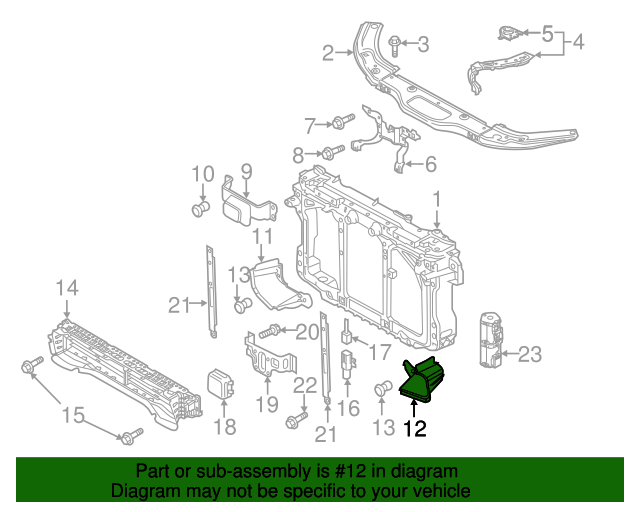 GHP9-56-253 - Seal - Driver's Side (LH) 2014-2017 Mazda 6 | Mazda Parts ...