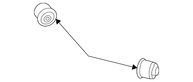 Genuine Axle Beam Bushing for 2012-2017 Hyundai Accent | Part# 55160 ...