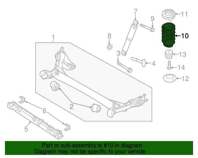 Genuine Coil Spring for 2012-2017 Hyundai Accent | Part# 55330-1R100 ...