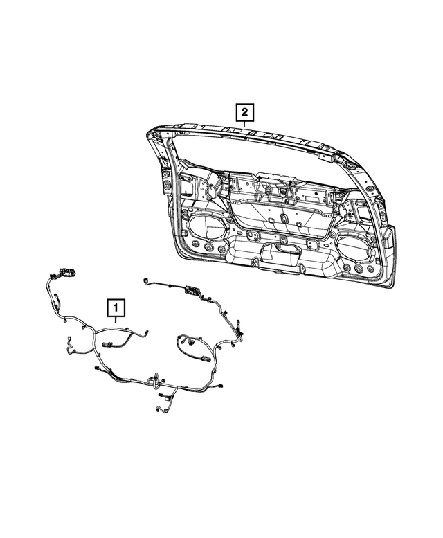 2022 Chrysler Lift-Gate Wiring 68547762AA | Mopar Estores