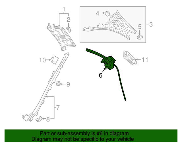 2017-2023 Mercedes-Benz Back Glass Sunshade Motor 213-815-29-00-9051 ...