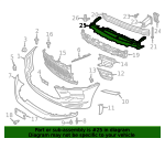 2019-2021 Porsche Macan Cross-Member 95B-805-241-E | Porsche Marin