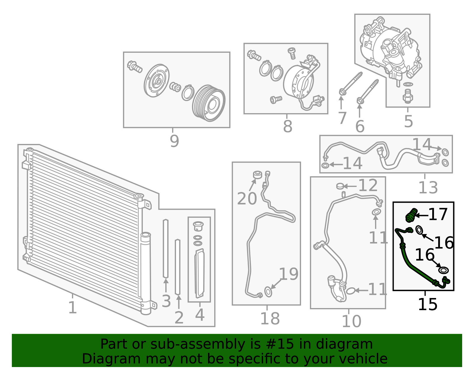80315-TBA-A01 - 2016-2023 Honda Civic - Hose Discharge | Genuine Honda ...