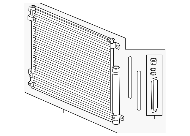 80100-TBA-A02 - Condenser 2016-2021 Honda Civic | Honda Parts Online