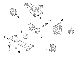 Genuine BMW 22-31-6-774-293 | Support Bracket Screw | FREE Shipping on ...