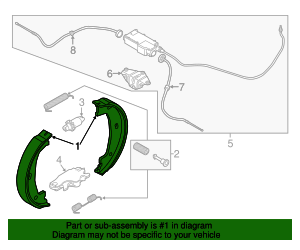 34416780041 - 2007-2019 BMW Brake Shoes (34-41-6-780-041) | BMW of ...