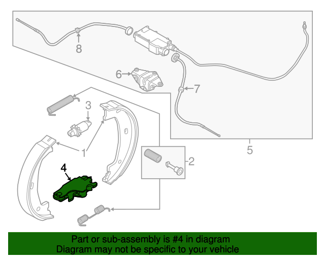 34416851439 - 2010-2021 BMW Parking Brake Lever (34-41-6-851-439) | BMW ...