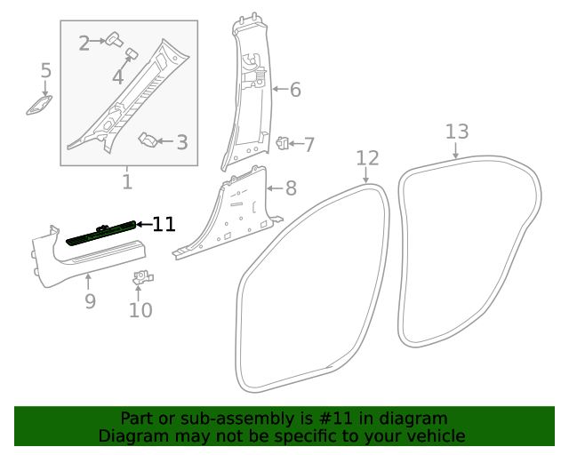 118-680-78-00 - Sill Plate 2022-2023 Mercedes-Benz | Mercedes-Benz USA ...